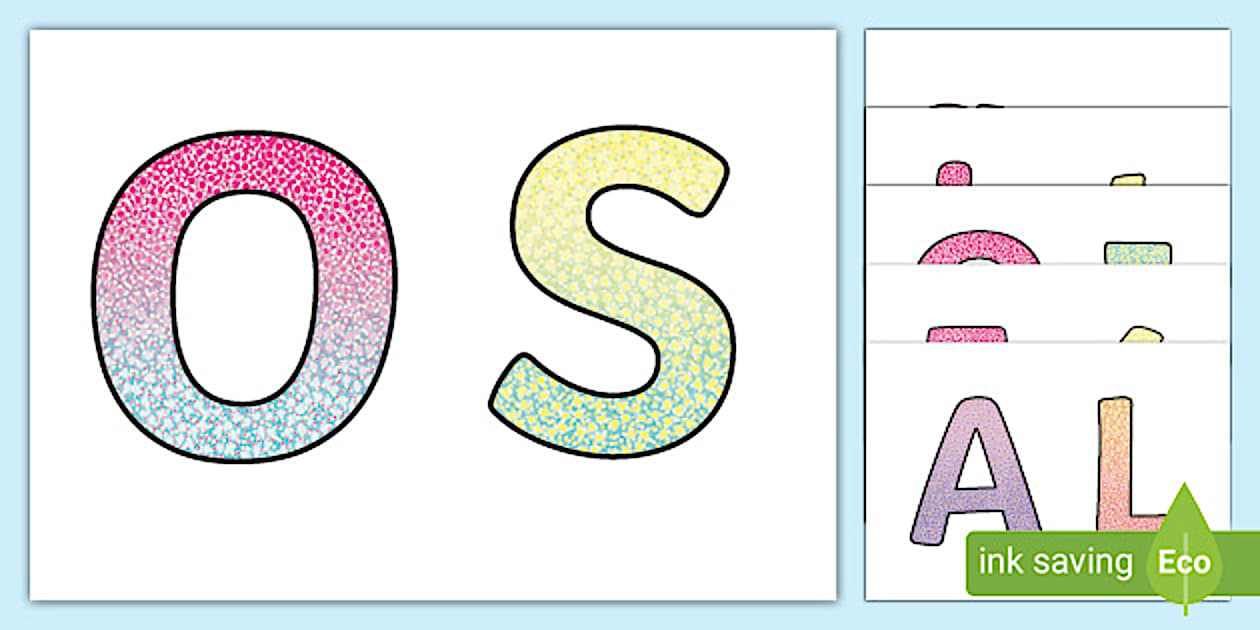 OSHC Quality Improvement Plan Display Lettering - Twinkl