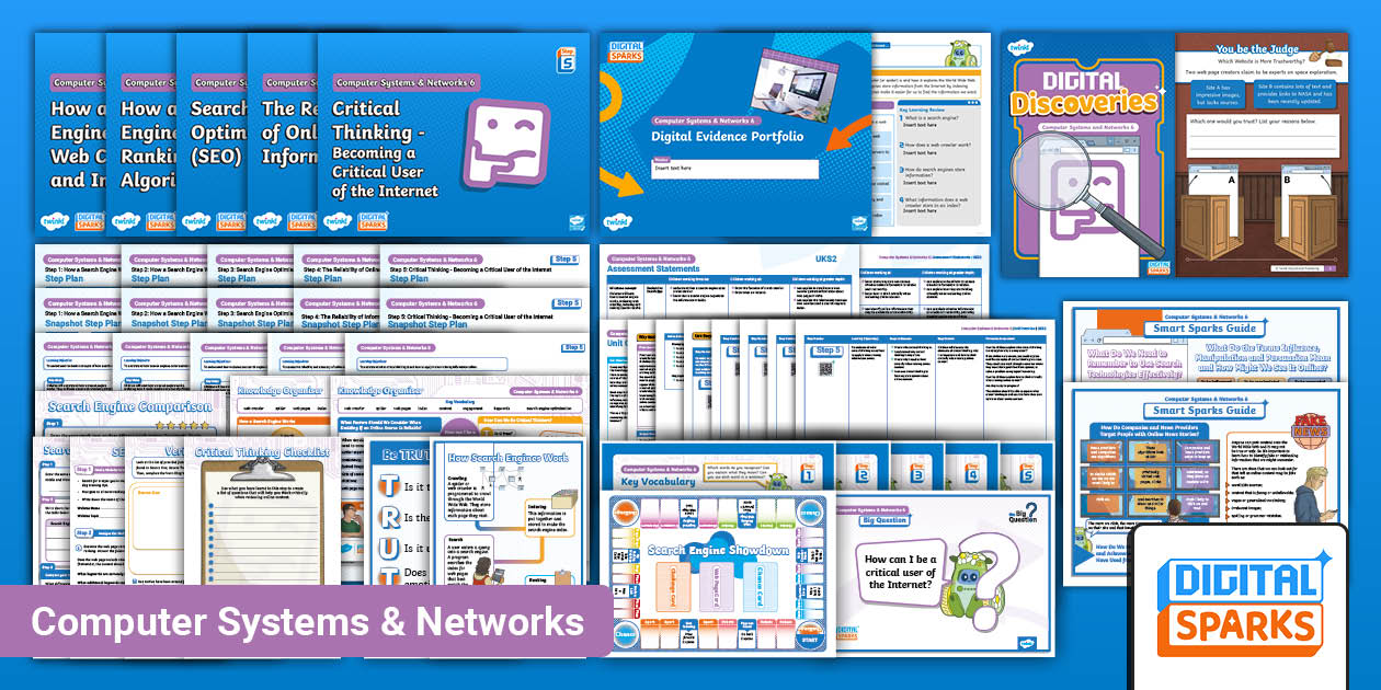 Digital Sparks: Computer Systems and Networks 6: Unit Pack