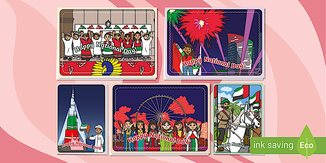 National Day Greeting Card Writing Template (teacher made)