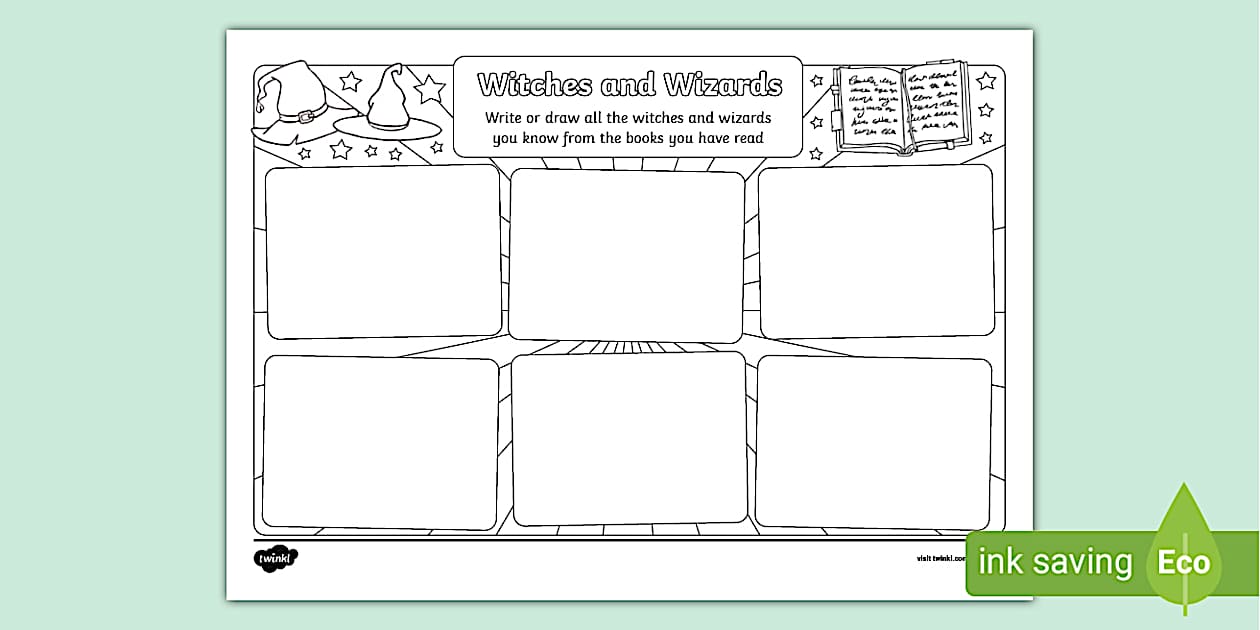 Witches and Wizards Reading Connections Activity - Twinkl
