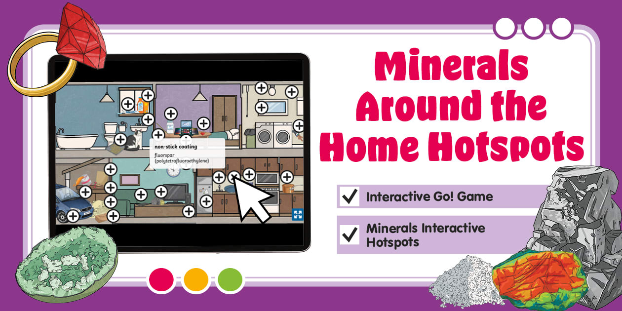 Minerals Around the Home Hotspots