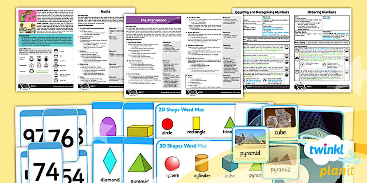 PlanIt EAL Intervention Basic Skills Maths Pack - Twinkl