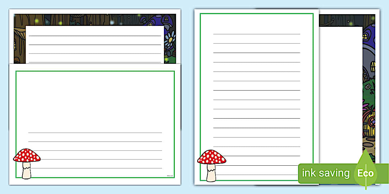 Mushroom Page Border | Page Borders | Twinkl (Teacher-Made)