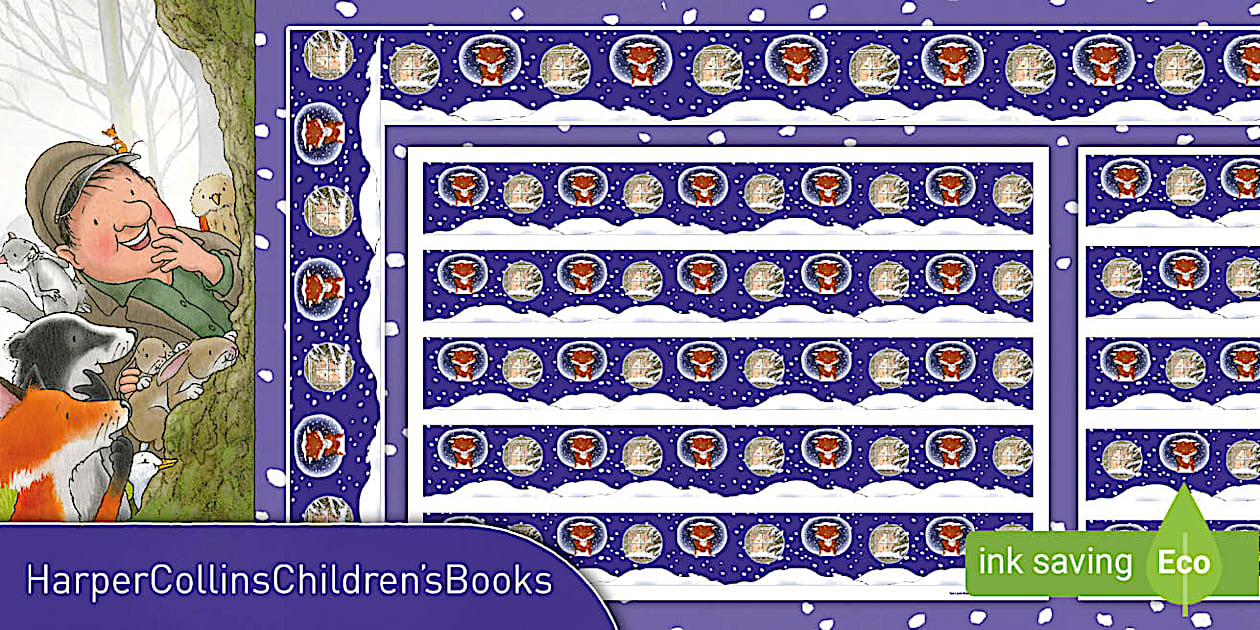 FREE! - One Snowy Night | Display Borders (Teacher-Made)