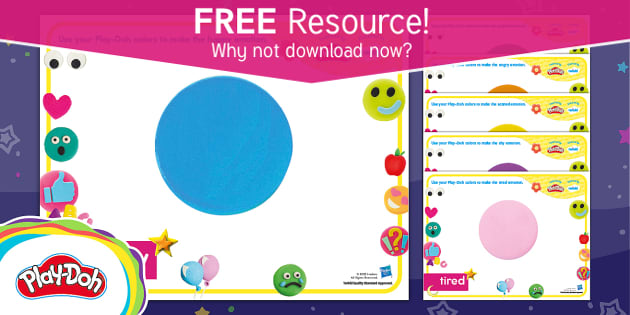 FREE Play-Doh: My Emotions Activity Mat (teacher made)