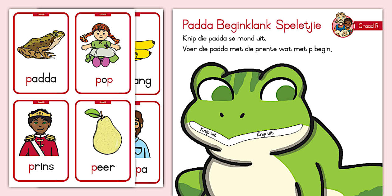 Graad R Klanke Drukbare Speletjie p (teacher made) - Twinkl