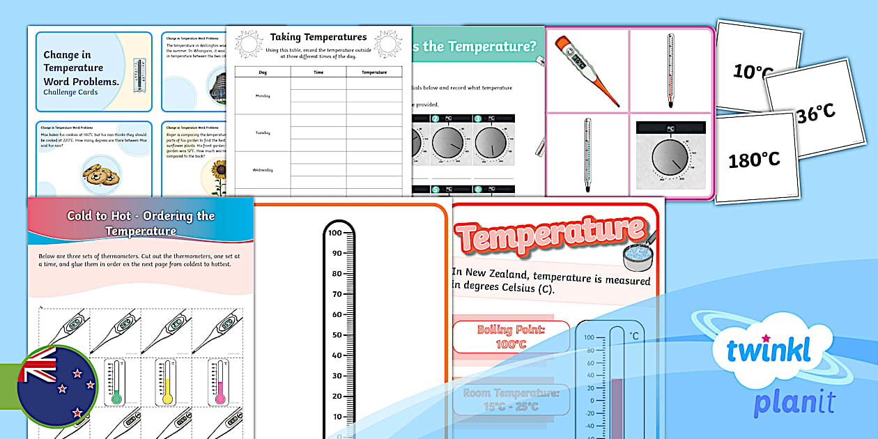 Level 2 Temperature Supporting Activity Pack (teacher made)
