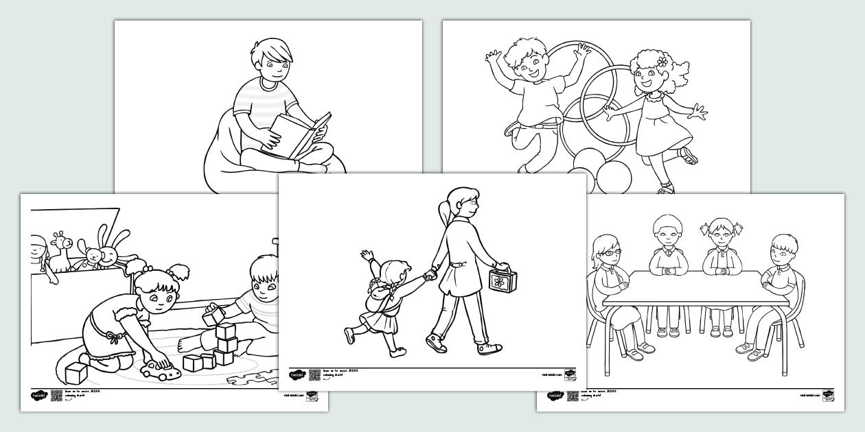 Starting School Transition Colouring Pages (teacher made)