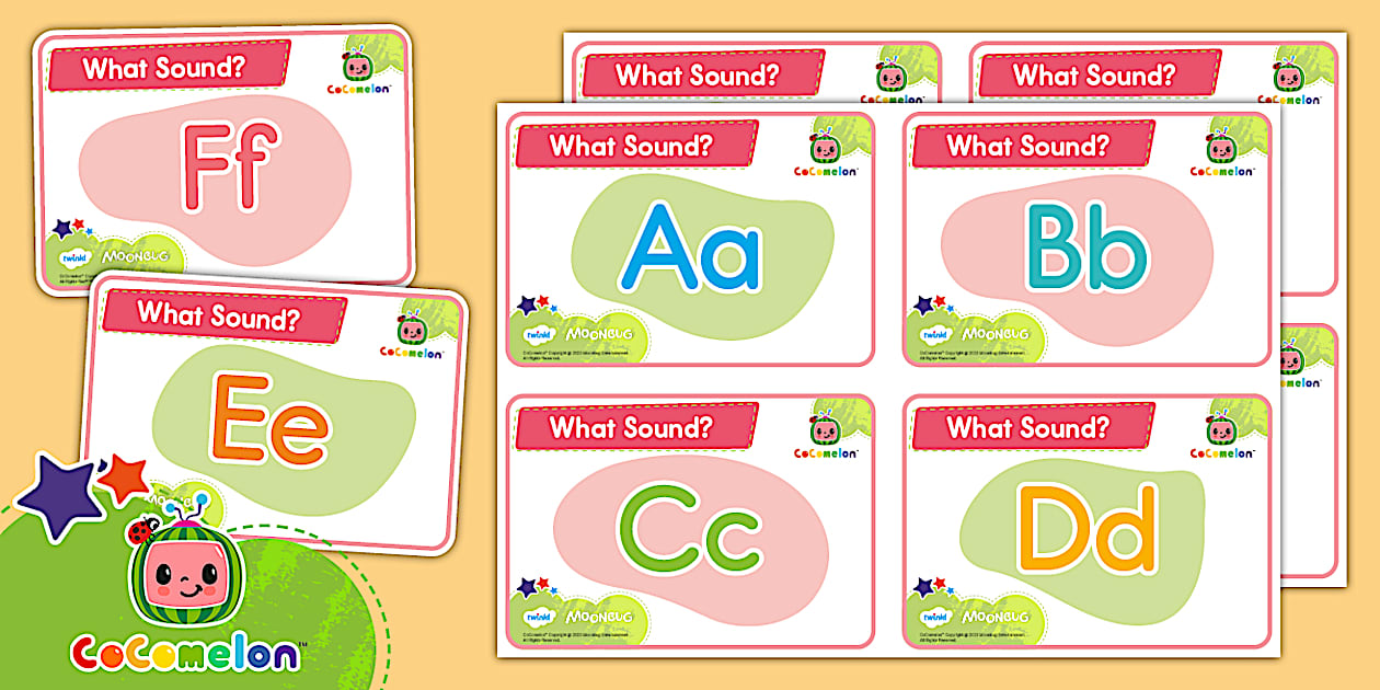 FREE! - CoComelon Flashcards for Phonics Learning | EYLF | Twinkl