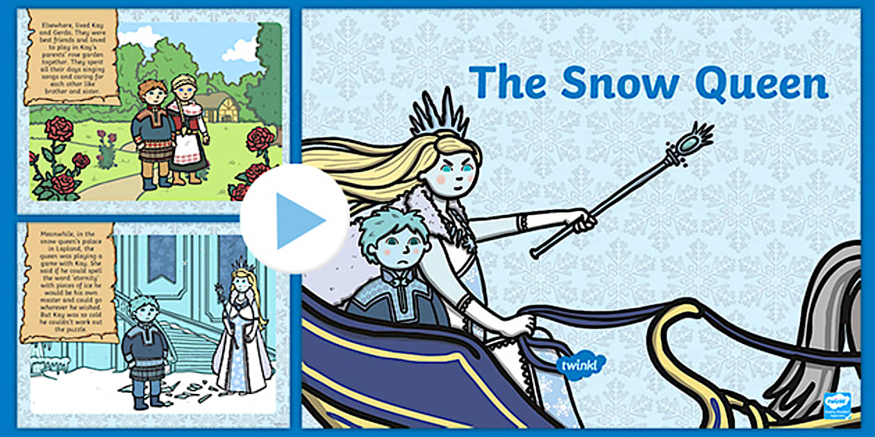 The Snow Queen Story PowerPoint (teacher made) - Twinkl