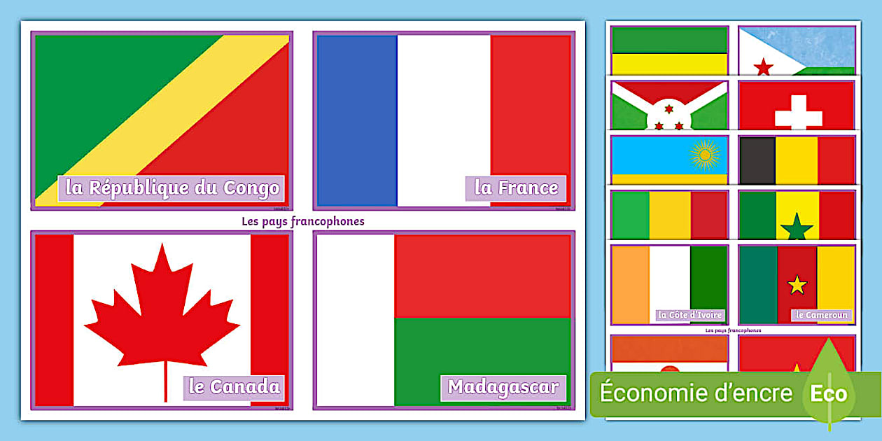 Les pays francophones (Teacher-Made) - Twinkl