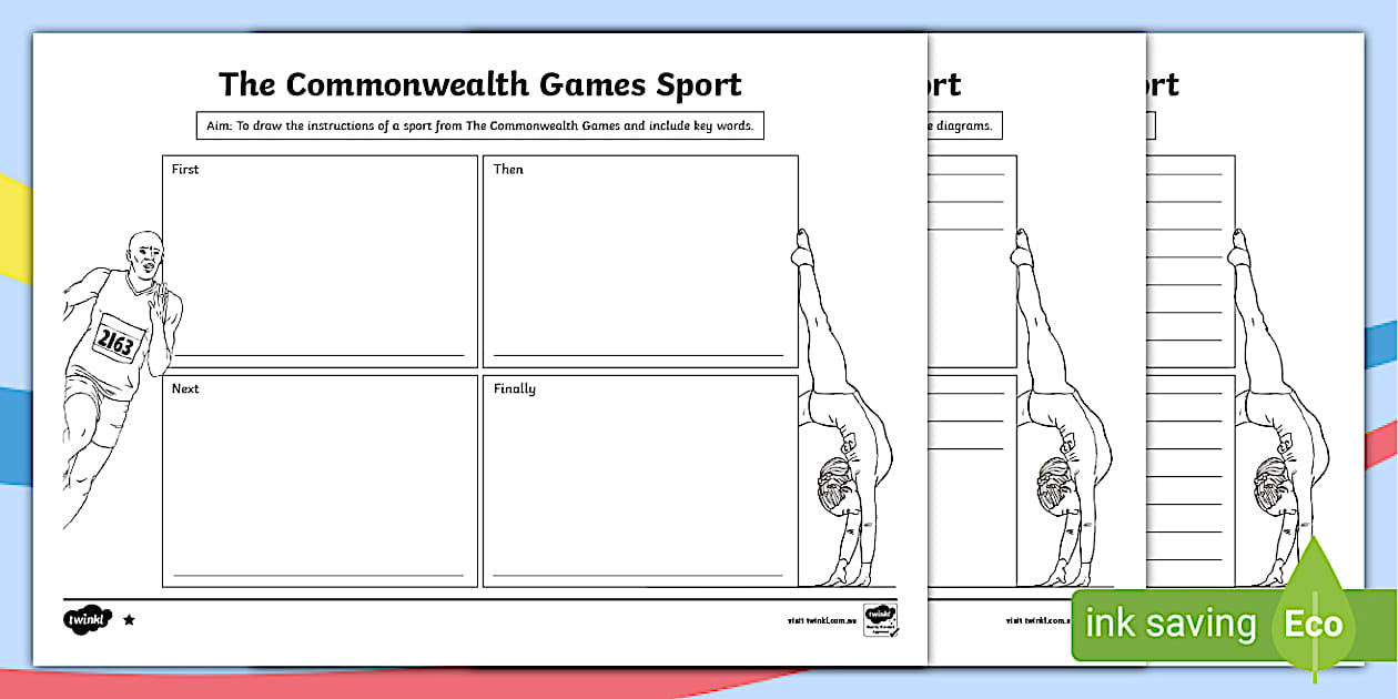 The Commonwealth Games Sport Description Differentiated Worksheet