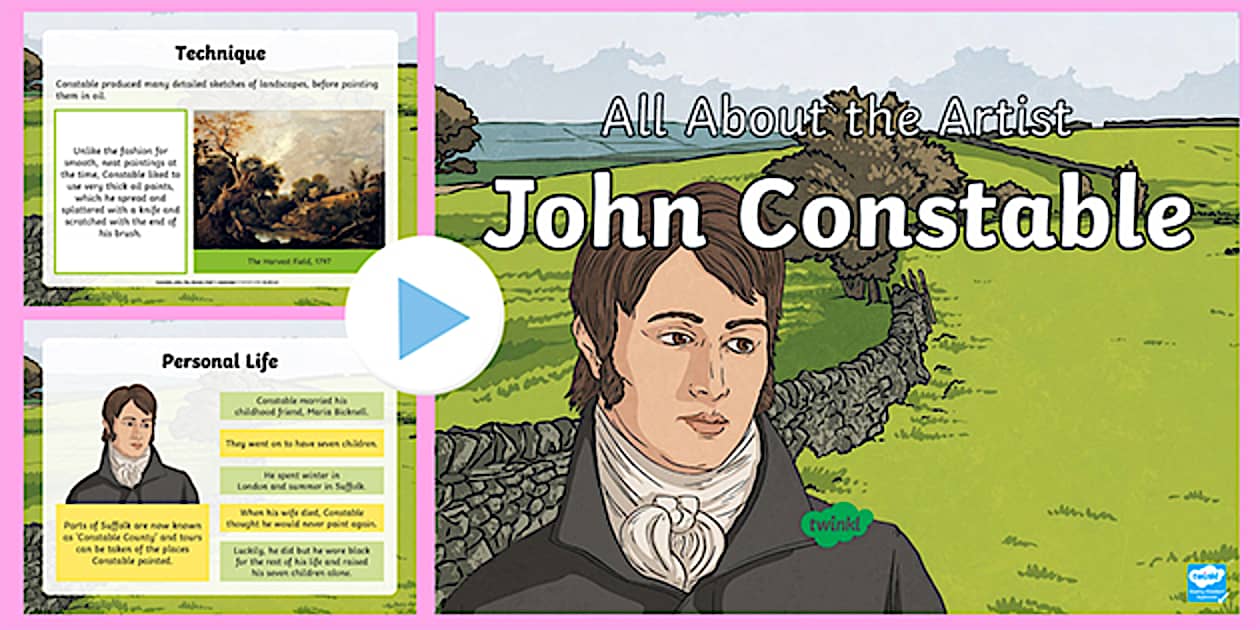 KS2 All About the Artist John Constable PowerPoint - Twinkl