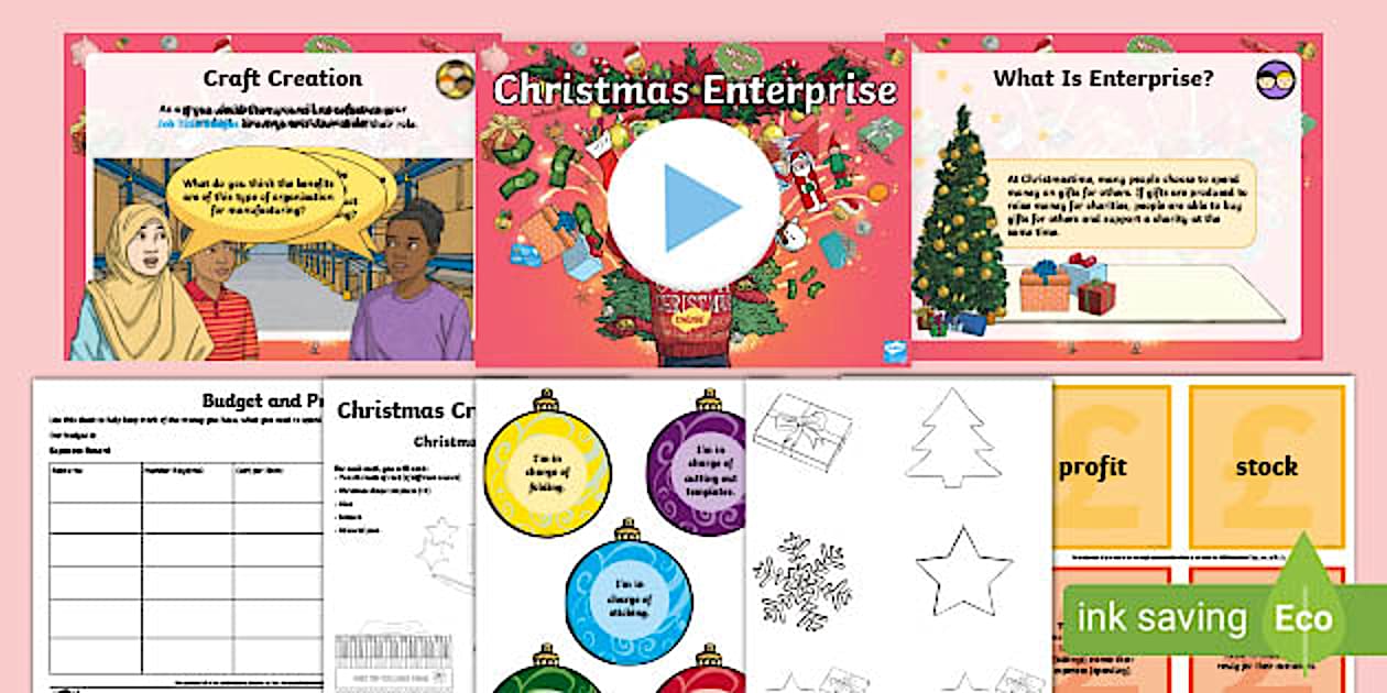 PSHE and Citizenship Christmas Enterprise KS2 Lesson Pack