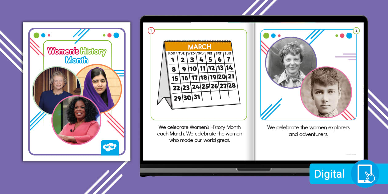 Women’s History Month Emergent Reader eBook | Twinkl USA
