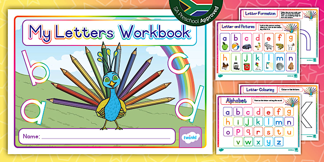 Toddlers: My Letters Booklet