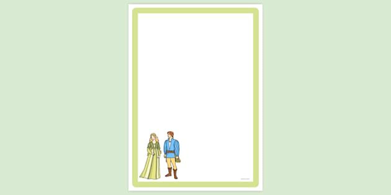Simple Blank Romeo and Juliet Page Border | Twinkl - Twinkl