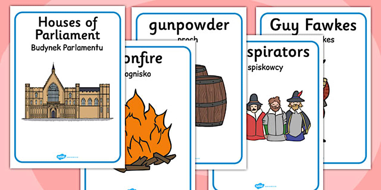 The Gunpowder Plot Display Posters Polish Translation - polish