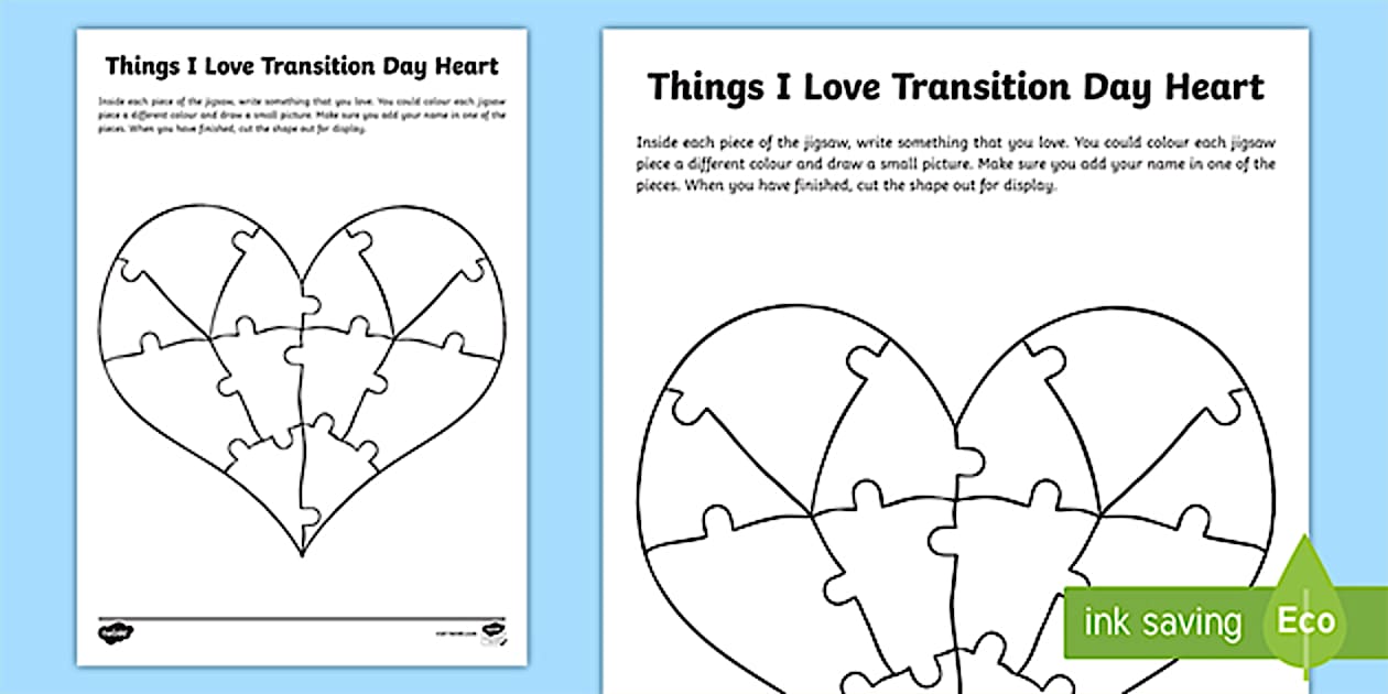 KS2 Things I Love Worksheet (teacher made) - Twinkl