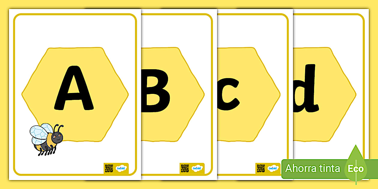 Spelling Bee - Carteles con letras (teacher made) - Twinkl