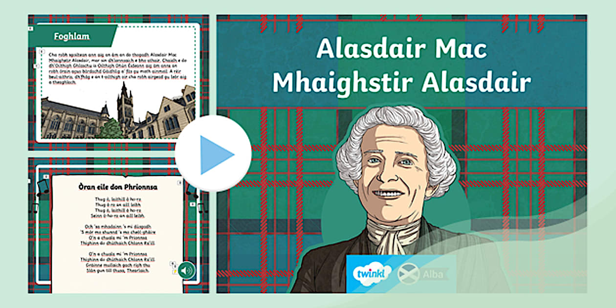 Alasdair Mac Mhaighstir Alasdair – PowerPoint - Twinkl