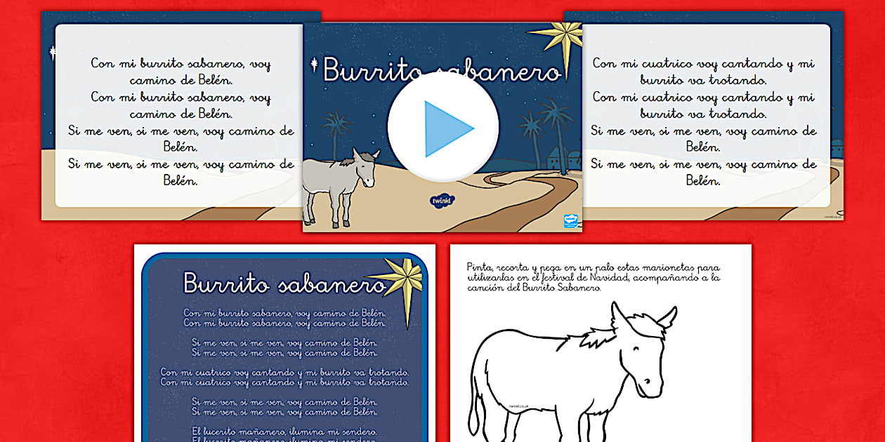 Pack de recursos: Burrito Sabanero - Twinkl