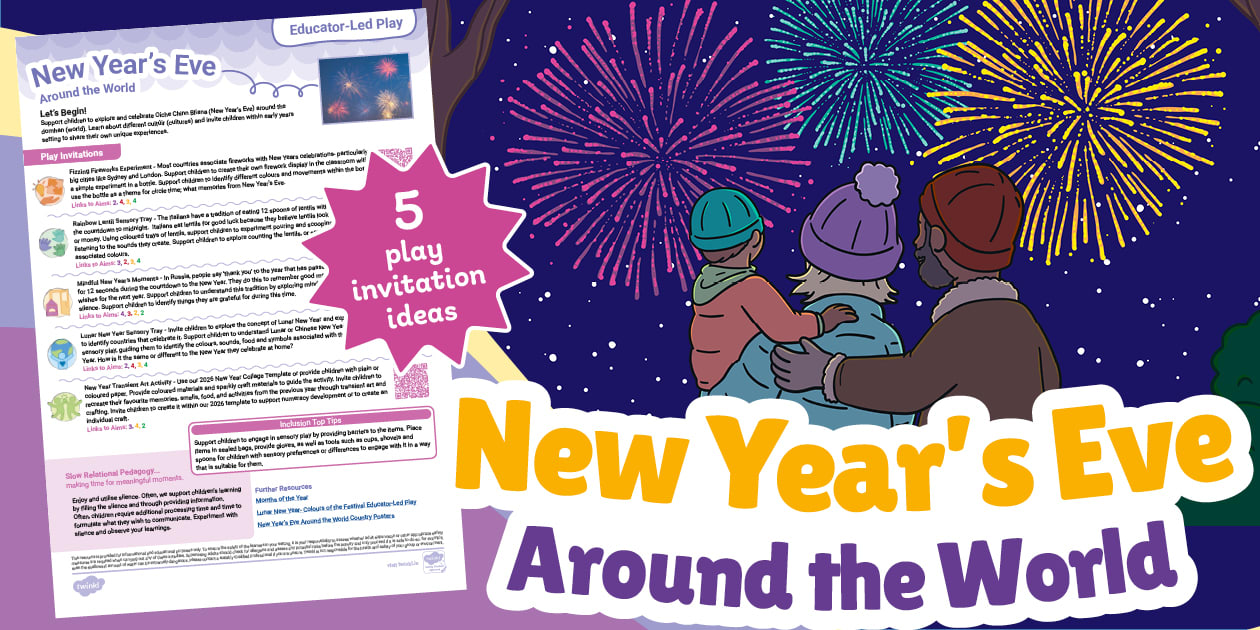 New Years Eve Around the World Educator-Led Play