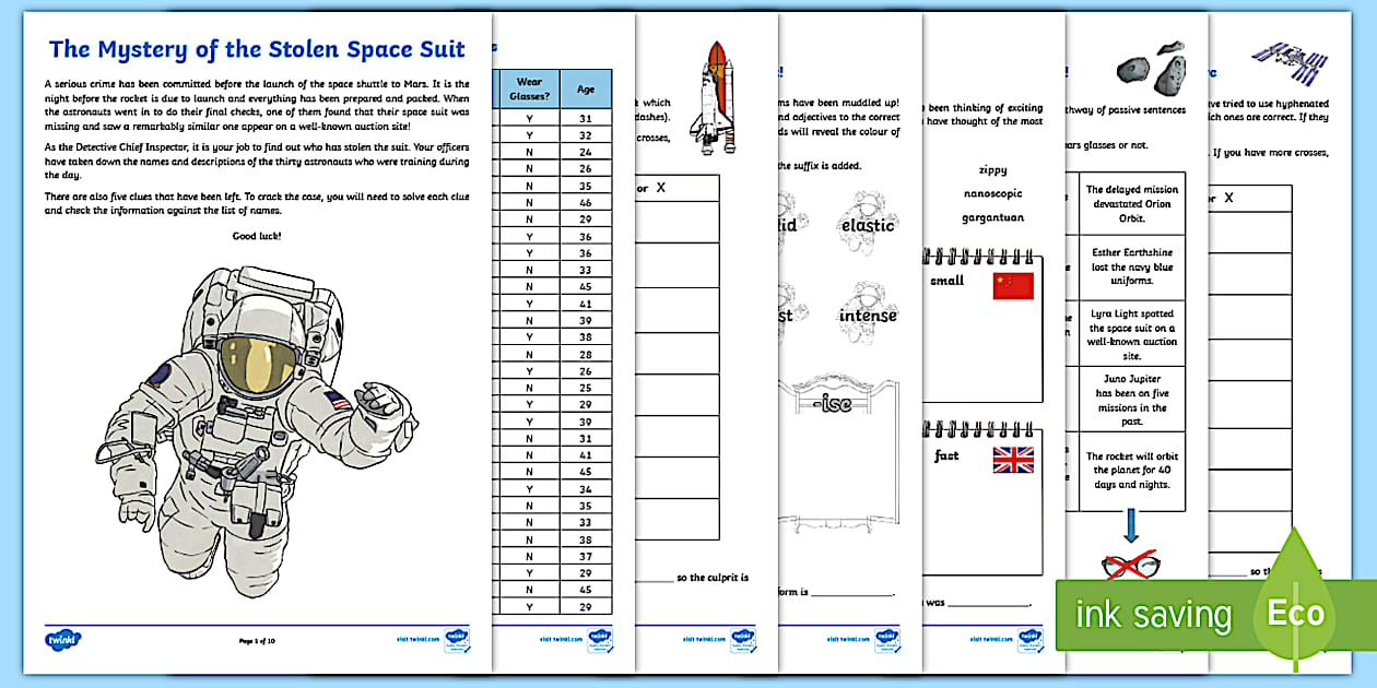 Learn KS2 Grammar Rules with this Space Suit Game - Twinkl