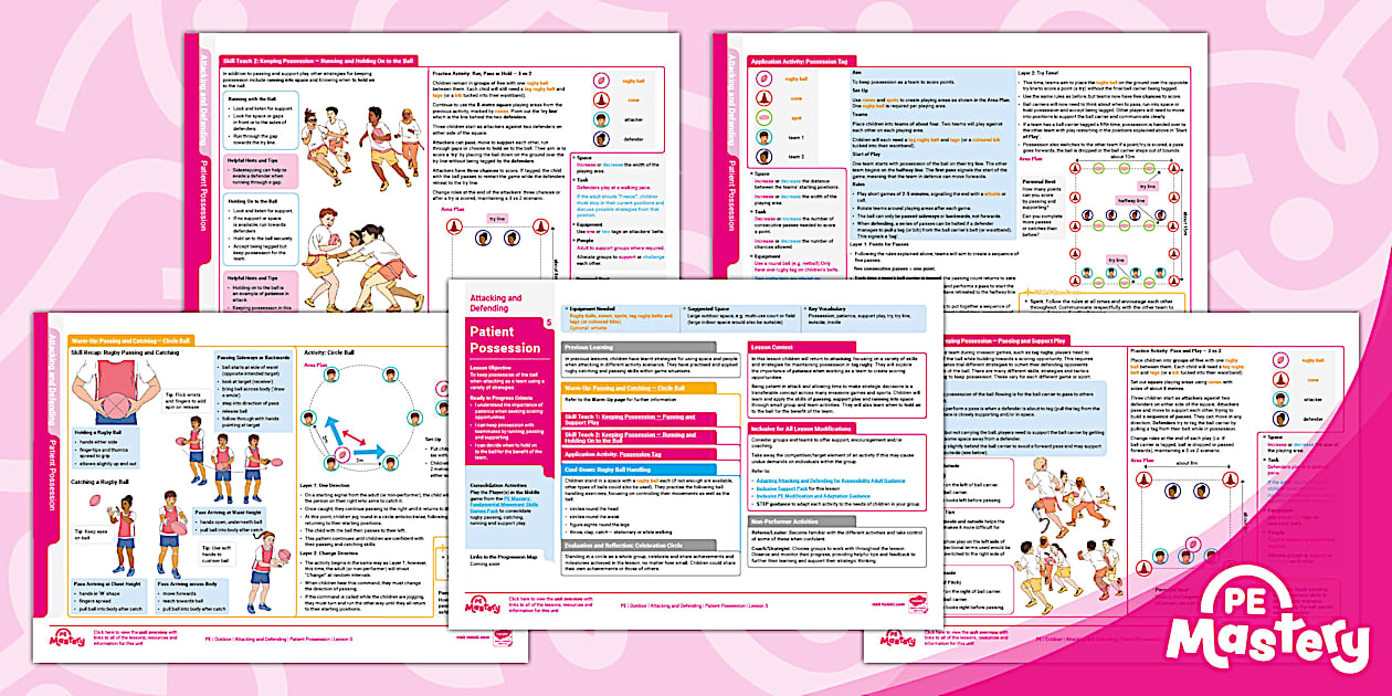 PE Mastery: UKS2 Attacking and Defending L5 - Possession