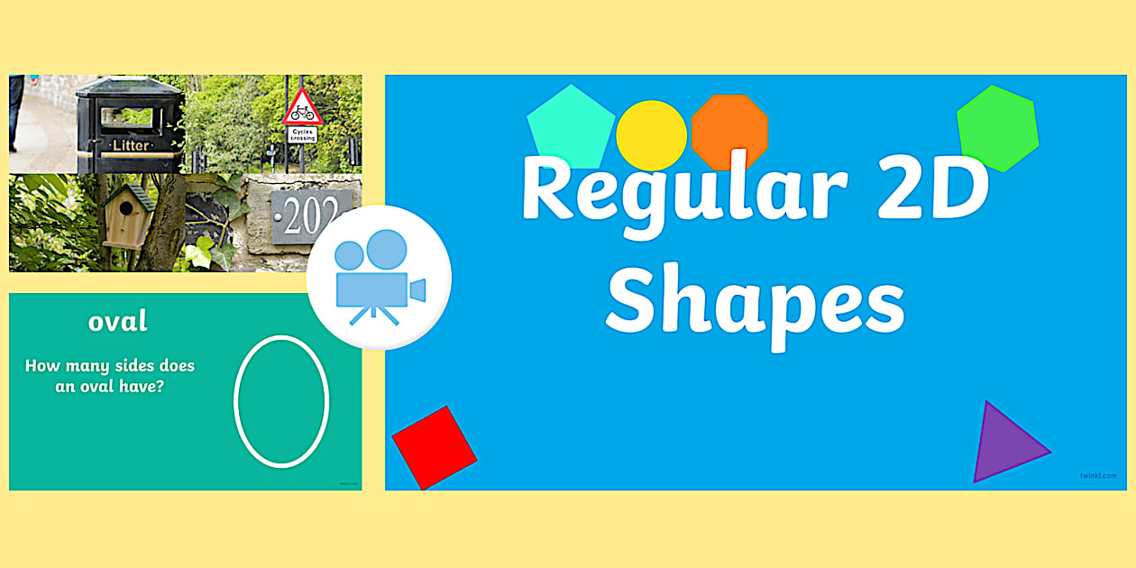 Properties of 2D Shapes Animation | Twinkl Go! - Twinkl