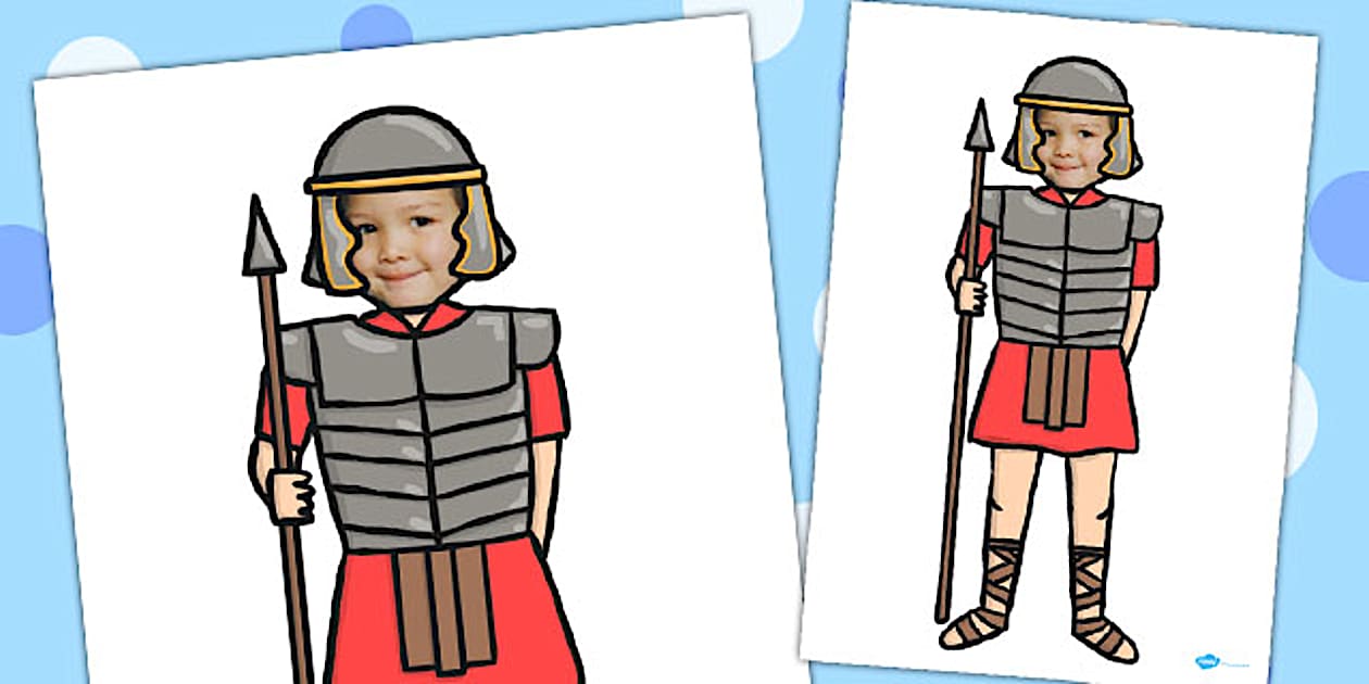 Face Editable Roman Solider (teacher made) - Twinkl