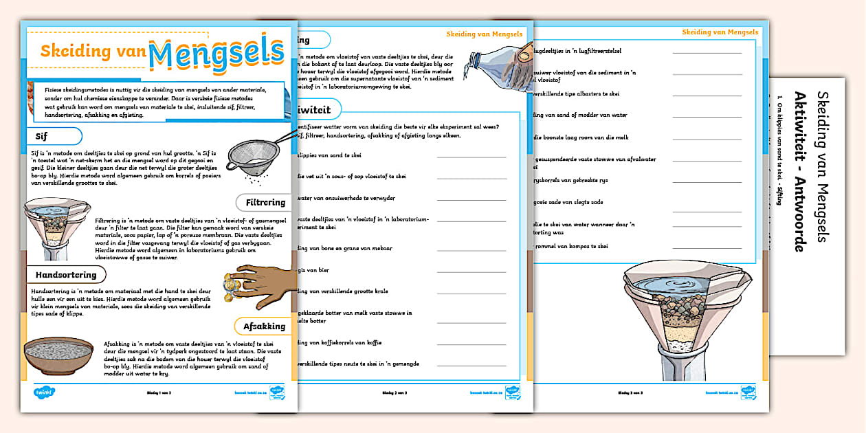 Skei Mengsels Aktiwiteit (teacher made) - Twinkl