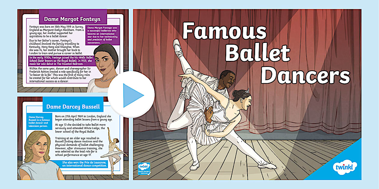 Famous Ballet Dancers PowerPoint (teacher made) - Twinkl
