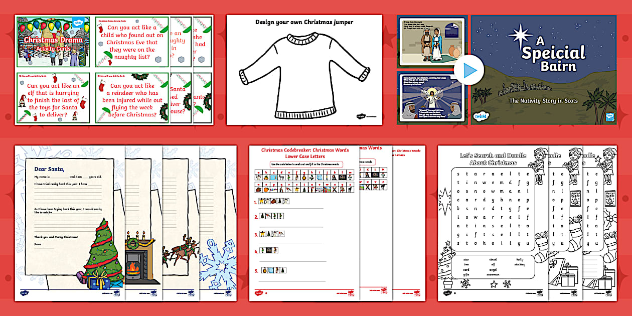 Ultimate Taster Pack: First Level Resources for Christmas