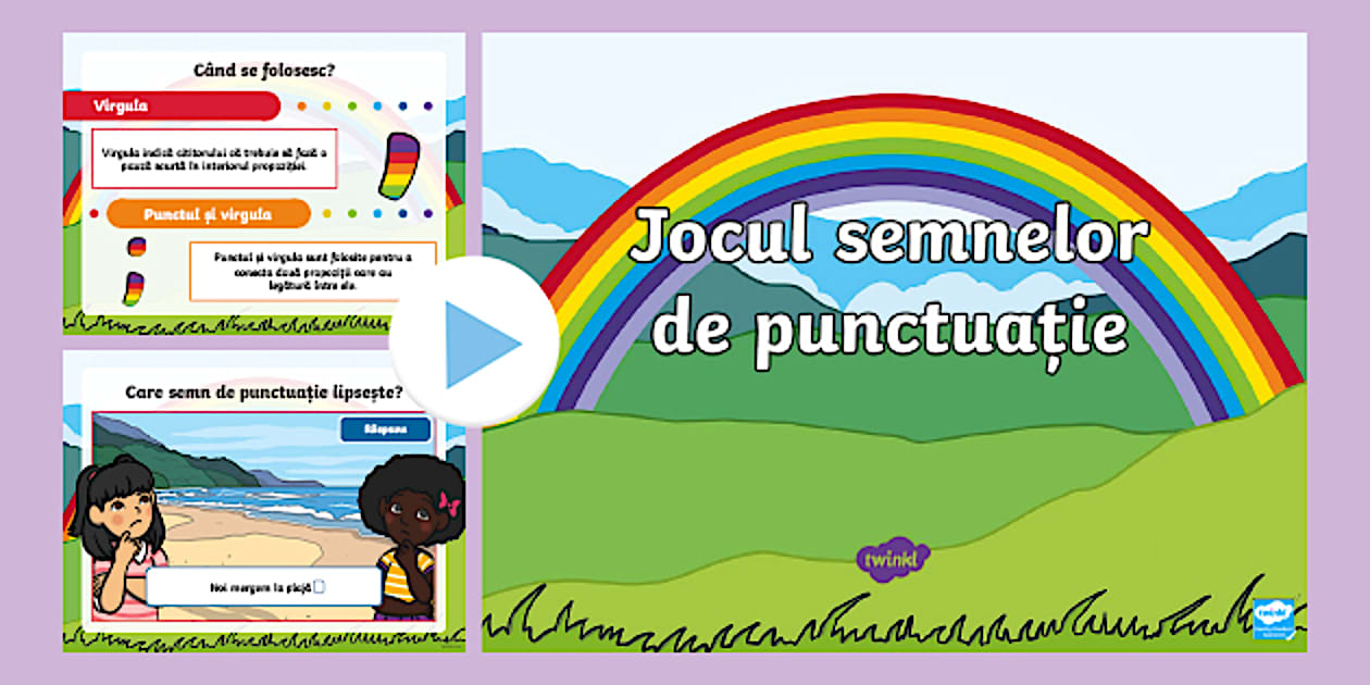Jocul semnelor de punctuație PowerPoint interactiv - Twinkl