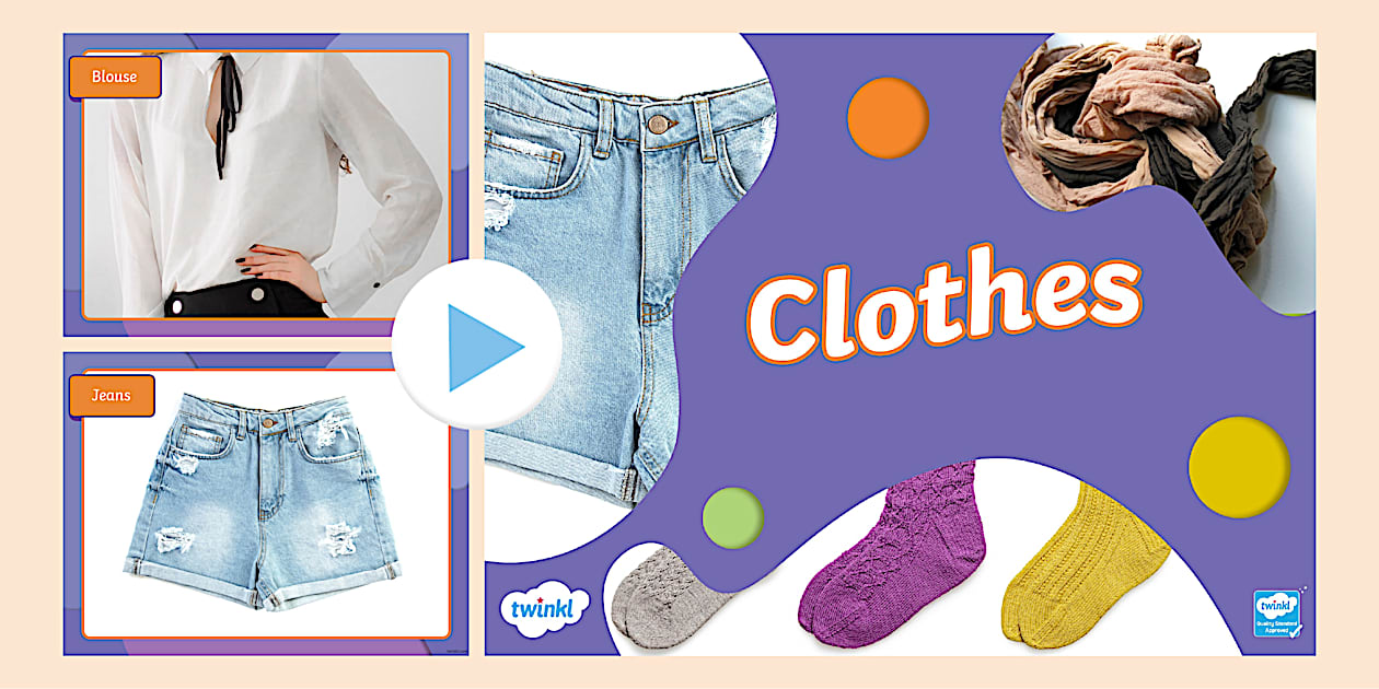 Clothing Photo PowerPoint (Teacher-Made) - Twinkl