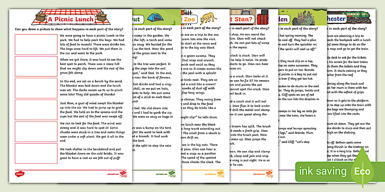 Phase 4 Adjacent Consonants Stories Pack - EYFS - KS1