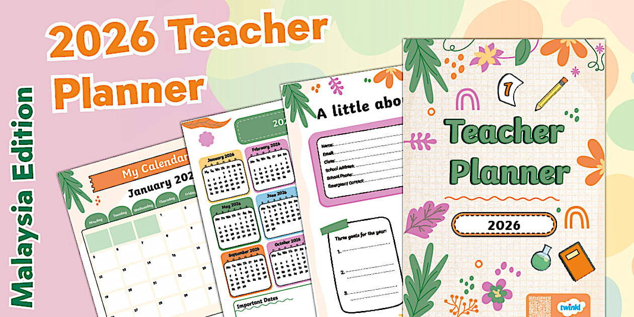 2026 Teacher Planner (Malaysia)