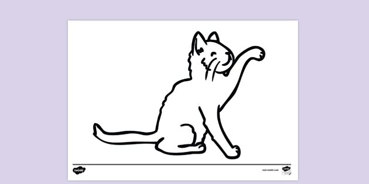 kitten Colouring | Colouring Sheets (teacher made) - Twinkl