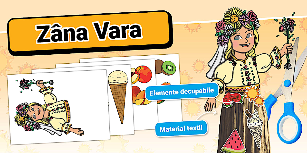 Zâna Vara – Element de decor (teacher made) - Twinkl