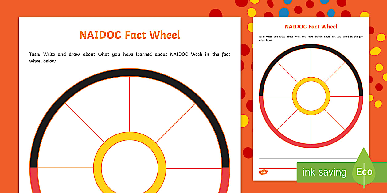SA NAIDOC Week Fact Wheel Worksheet (teacher made) - Twinkl