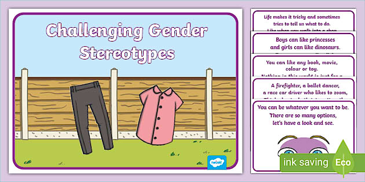 Challenging Gender Stereotypes Reader (teacher made)