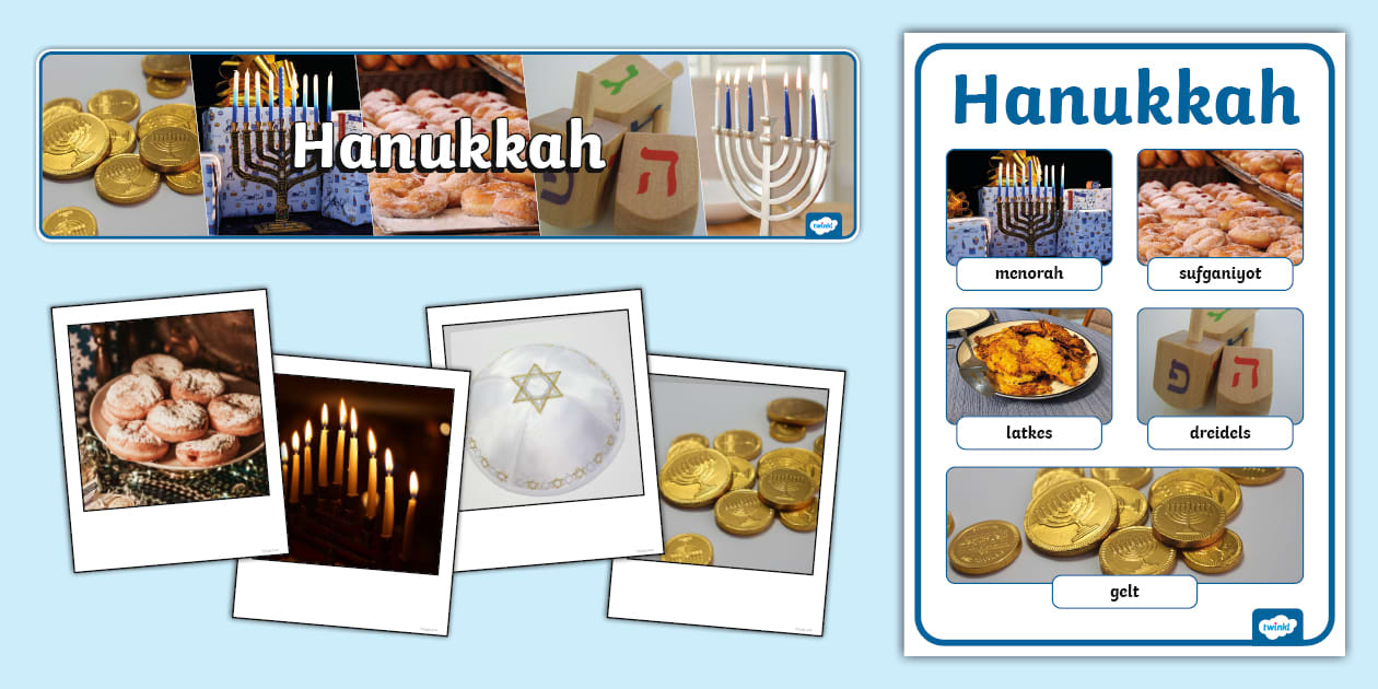 Hanukkah Display Pack - Twinkl Displays (teacher made)