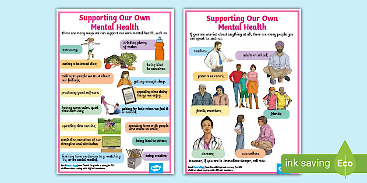 Mental Wellbeing Poster | Twinkl (Teacher-Made) - Twinkl