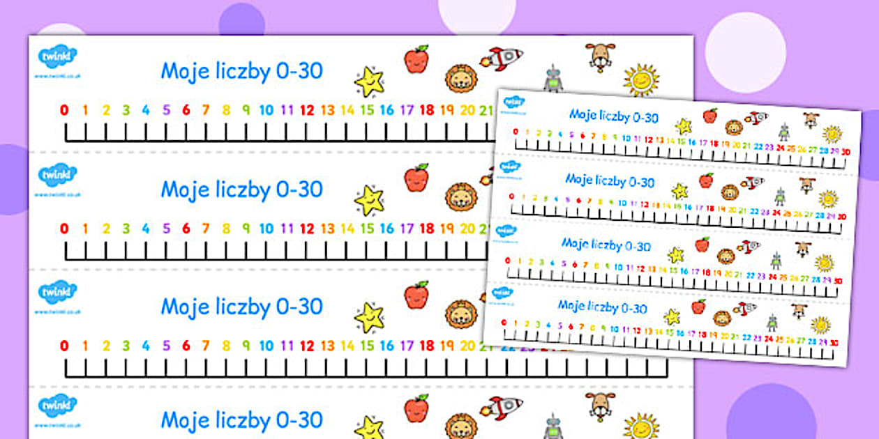 Liczby 0-30 po polsku (teacher made) - Twinkl