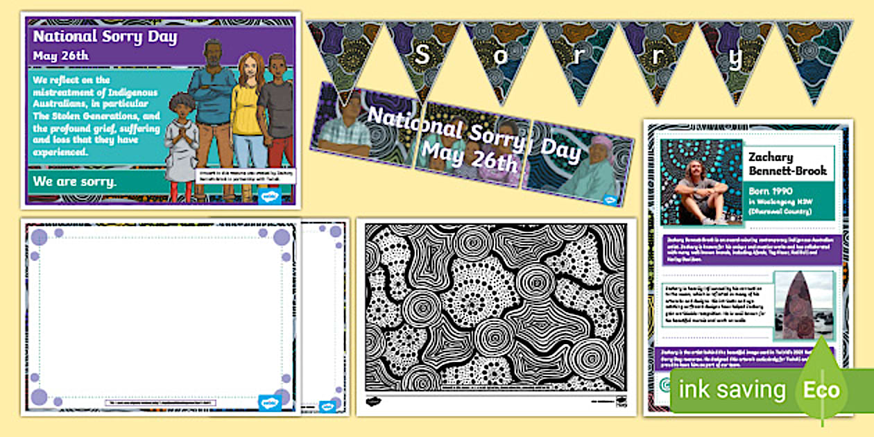 National Sorry Day Classroom Display Pack