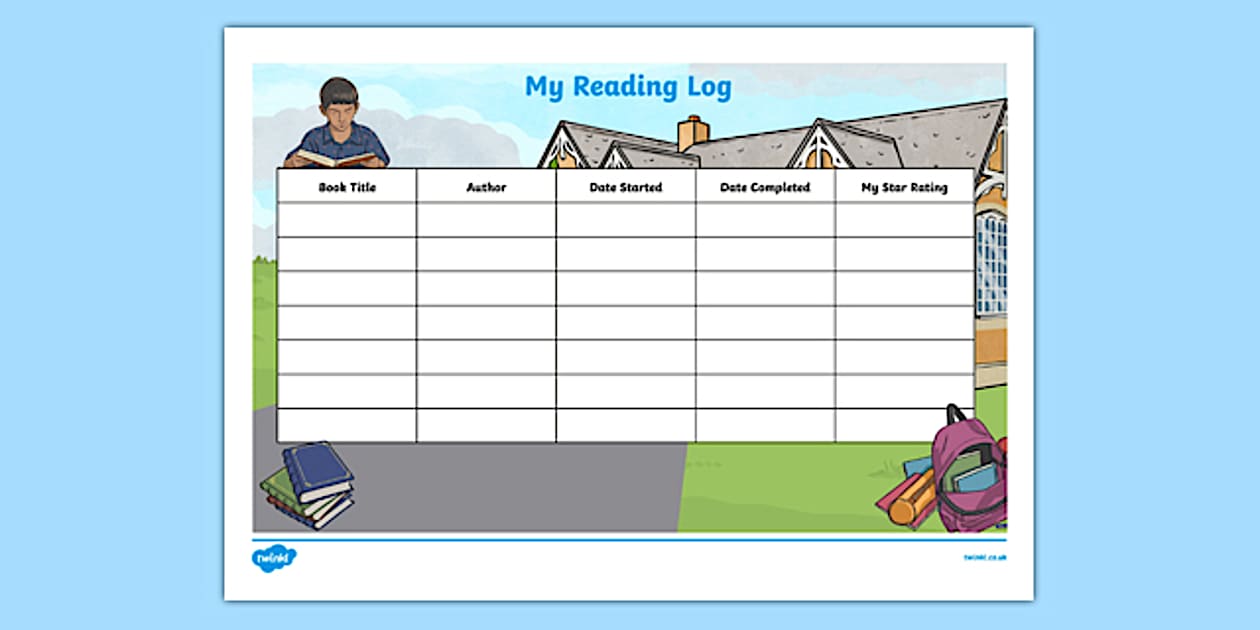 My Reading Log Worksheet / Worksheet-Irish, worksheet