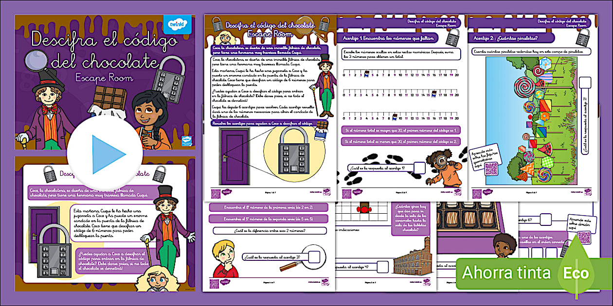 Escape Room: Descifra el código del chocolate