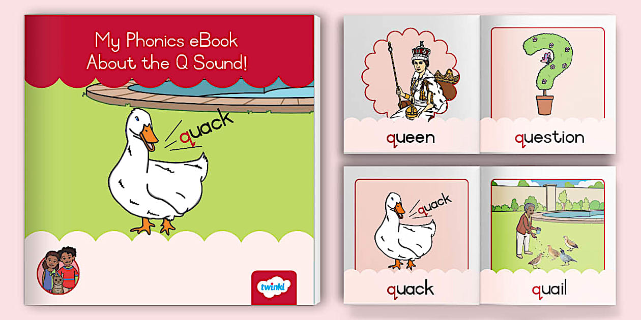 Grade R Phonics eBook: Letter Q (Teacher-Made) - Twinkl