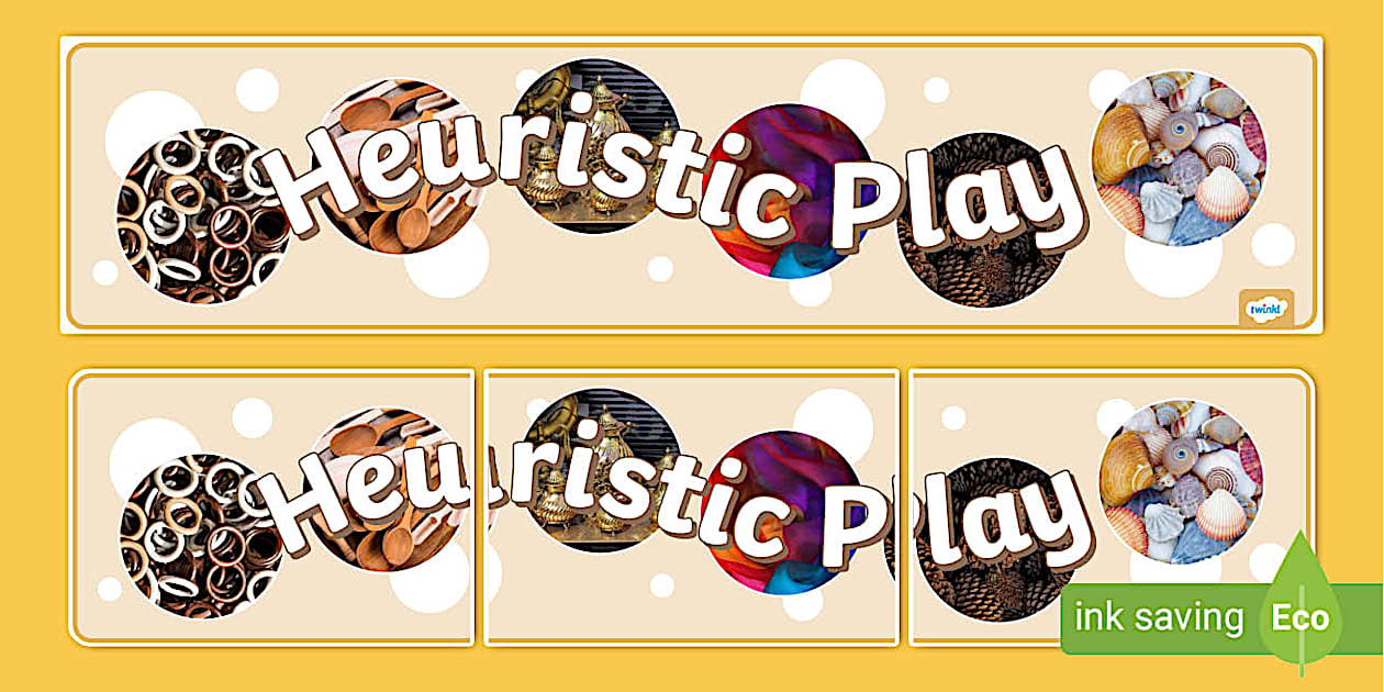 👉 Heuristic Play Display Banner | Classroom Area Signs